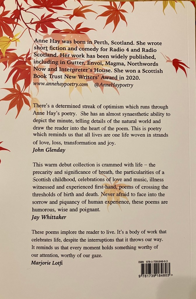Anne Hay – poetry, blog